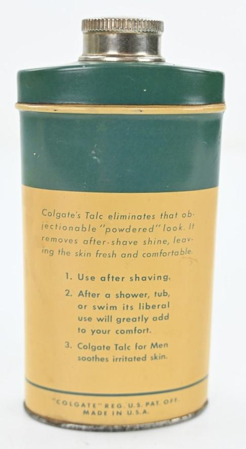 WorldWarCollectibles | US WW2 Era Colgate Talc for Men